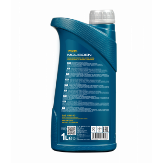 MANNOL 7505-1 MOLIBDEN 10W-40 1 liter